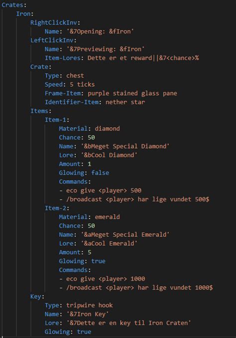 Crate Skript Yaml Baseret Scripts Mcskripts