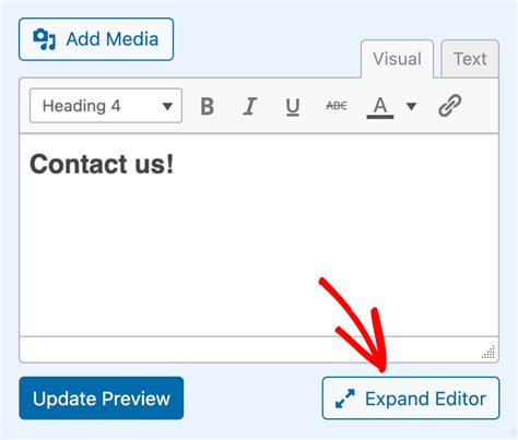 Using The Content Field