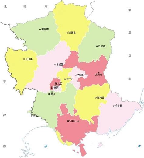 唐山市七个区地图 唐山市区详细 唐山丰南区详细 第7页 大山谷图库