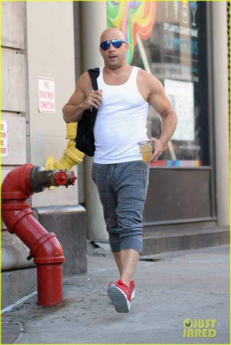 Vin Diesel Flaunts His Big Muscles After His 48th Birthday Photo