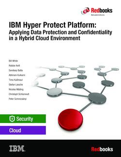 IBM Hyper Protect Platform Applying Data Protection And Confidentiality In A Hybrid Cloud