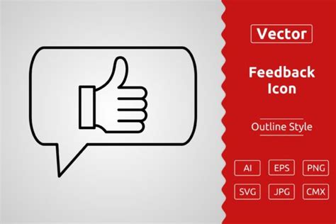 Vector Feedback Outline Icon Graphic By Muhammad Atiq · Creative Fabrica