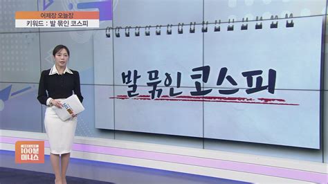 어제장 오늘장 2400에 발 묶인 코스피코스닥은 연준 겁 안 나 Sbs Biz