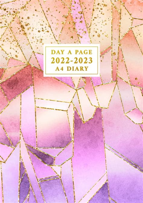 Buy 2022 2023 Diary A4 Page A Day One Page Per Day To View Dated From