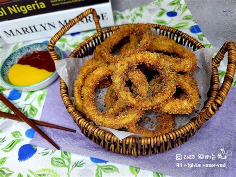 양파튀김 어니언링 만들기