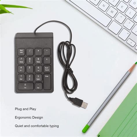 Wired Numeric Keypad 18 Key Numeric Keypad Widely Used In Banking 1Pcs