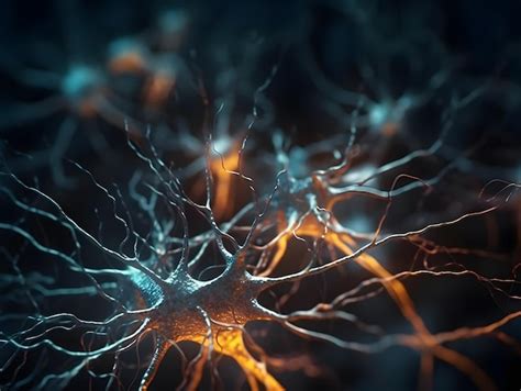 Premium Photo Neurons Inside Human Brain Brain Nervous System At Work Biology Wallpaper