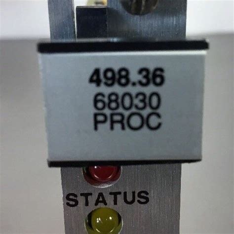 Mts 68030 Cpu 498 36 Assy 465725 01b Processor Module 3c Palmetto Automation Inc