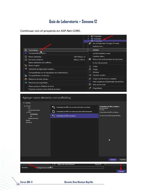 Guía De Laboratorio 12 Modelado Y Migración De Datos Con Entity