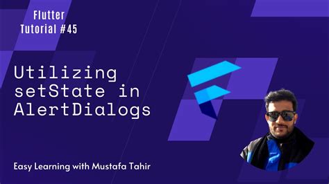 45 utilizing setstate in alertdialogs statefulbuilder flutter tutorials flutterseries