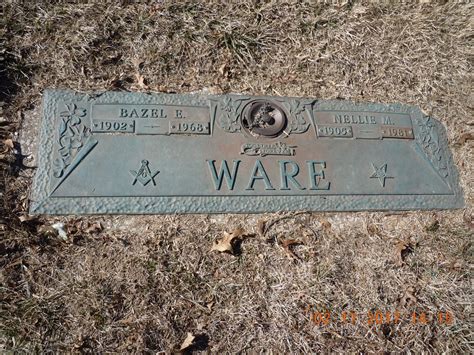Bazel Emery Ware 1902 1968 Find A Grave Memorial