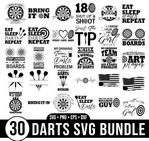 Darts Svg Bundle Dart Player Svg Dart Board Svg Funny Dart Shirt Svg