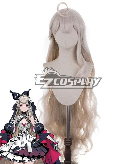 Virtual Youtuber Nijisanji Ethyria Reimu Endou White Cosplay Wig
