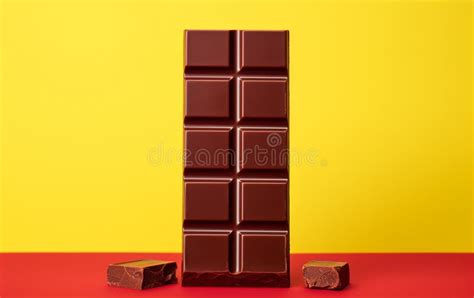Ruby Chocolate On Yellow Background Stock Illustration Illustration Of Tasty Decor 344927920