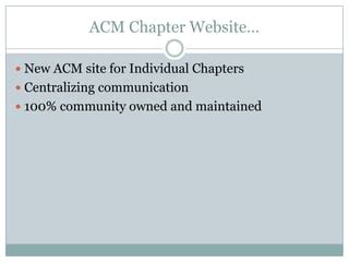What Is ACM PPTX