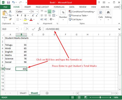 SUM FUNCTION IN EXCEL RAMESH S BLOG