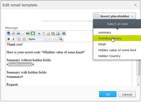 Customize Summary In Emails From Episerver Forms Gosso Optimizely Devblog