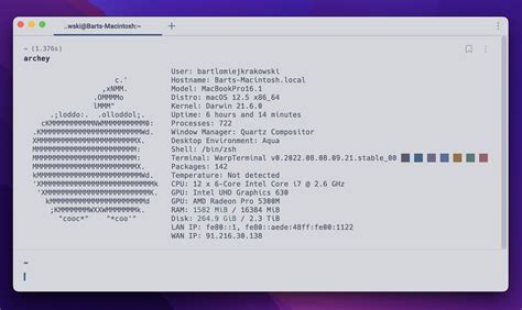 GitHub Bart Krakowski Warp Tokyo Night