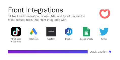 Front Integration And Workflow Automation 2025 Stackreaction