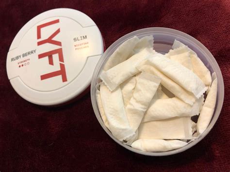 Lyft Ruby Berry Nicotine Pouches Review Discontinued 15 May 2020