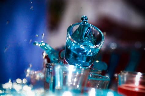 Premium Photo Close Up Of Bubbles On Table