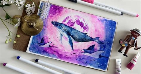 프러스펜으로 그리는 수채화모나미 원데이클래스 진행