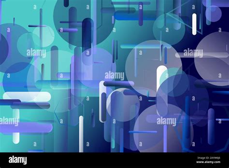 Random Geometrical Trendy Webpage Background Abstract Chaotic Vector Graphic From Geometric