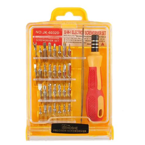 Hoshe Screwdriver Set Hs 6032d Al Fath Technology
