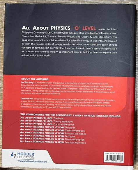Physics Textbook O Level Hobbies And Toys Books And Magazines