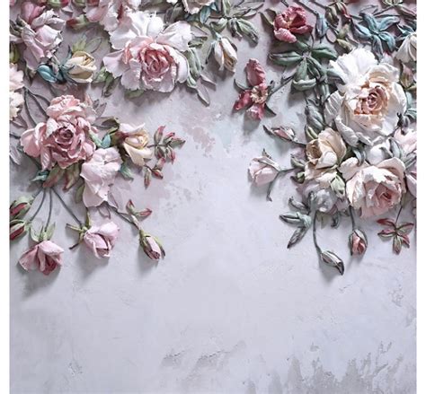3d шпалери на кухню Обємні квіти купити на Love Walls Чернігів