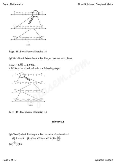 Ncert Solutions Class 9 Maths Chapter 1 Number Systems