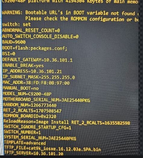 Solved Want To Replace Ios Version 17 With Ios Version 16 Cisco