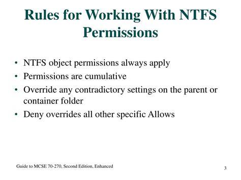 ppt managing ntfs permissions powerpoint presentation free download