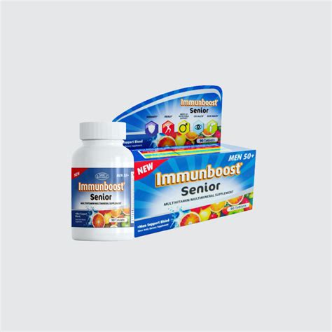 Immunboost® Senior Men 50 Basic Supplement Boost Your Way To A