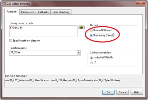 Labview Window Events Blocking External External Call Libraries Ni