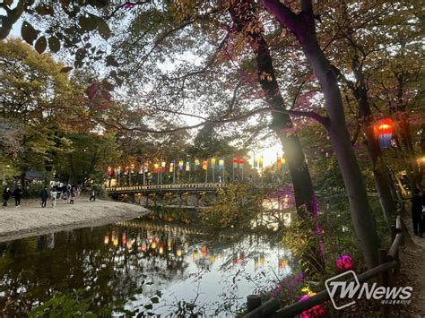 Tw포토 서울 근교 가을 단풍 구경하기 좋은 곳 한국민속촌