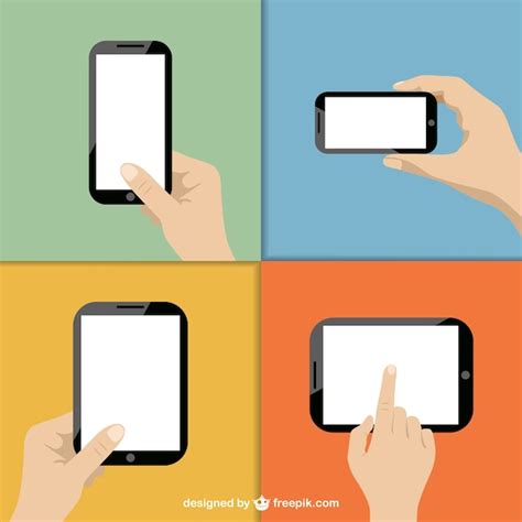 Premium Vector Touch Screen Technology