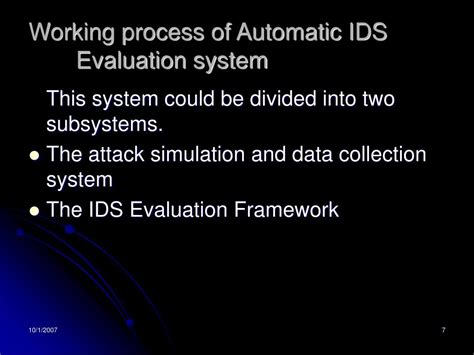 PPT Automatic Evaluation Of Intrusion Detection Systems PowerPoint Presentation ID