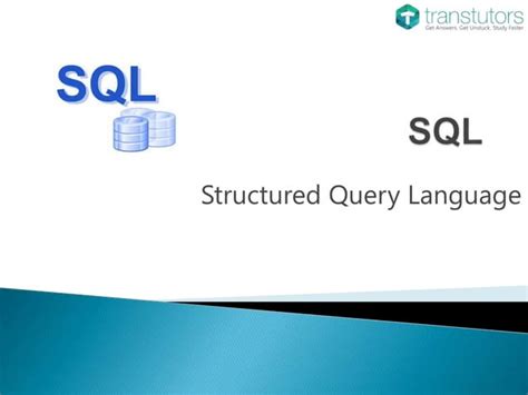 Sql Computer Science Ppt