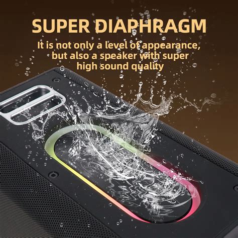 Compact Bluetooth Speaker With 120w Power And Long Battery