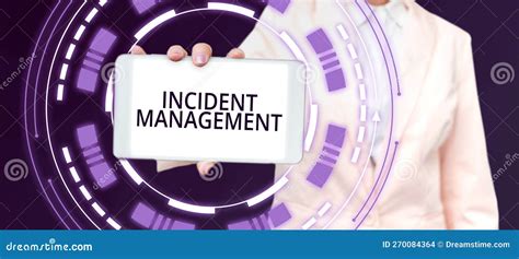 Conceptual Display Incident Management Word Written On Process To Return Service To Normal