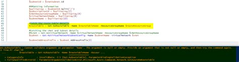 Azure Export Vnet Subnet Stack Overflow