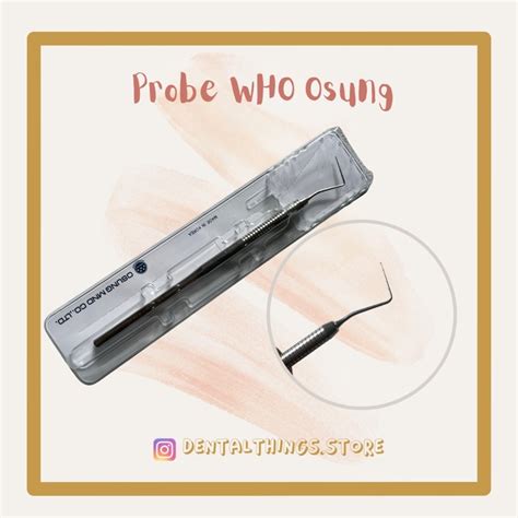 Jual Probe Who Atau Probe Unc 15 Osung Periodontal Probes Who Cpitn Wiliam Measuring Probe
