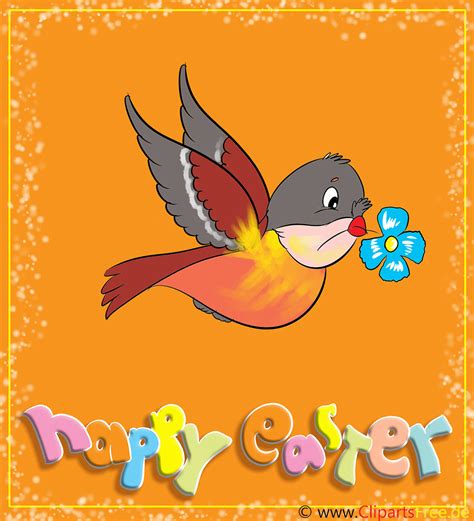 애니메이션 부활절 인사말 카드