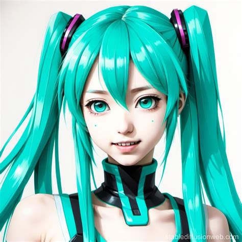 Hatsune Miku Gesicht