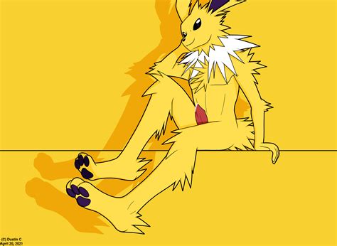 Rule 34 Dustin C Game Freak Gay Jolteon Leaking Precum Male Male Only