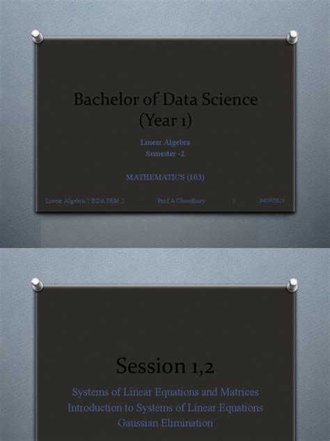 Linear Algebra Pdf System Of Linear Equations Theoretical