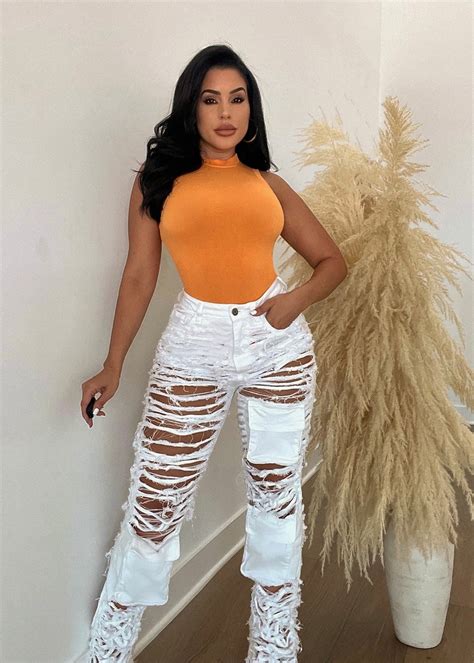 White Ripped Jeans Connoisseur Facade Apparel