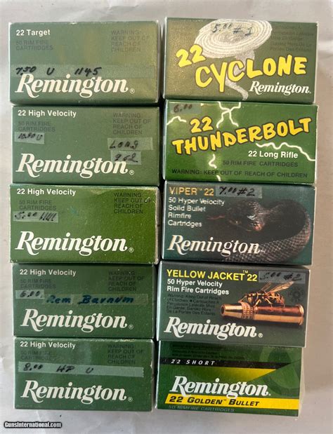 Lot Of 10 Vintage Remington 22 Lr Short And Long