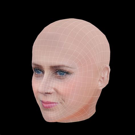 Amy Adams Head Low Poly Head For Game No Hair 3d Turbosquid 2199526